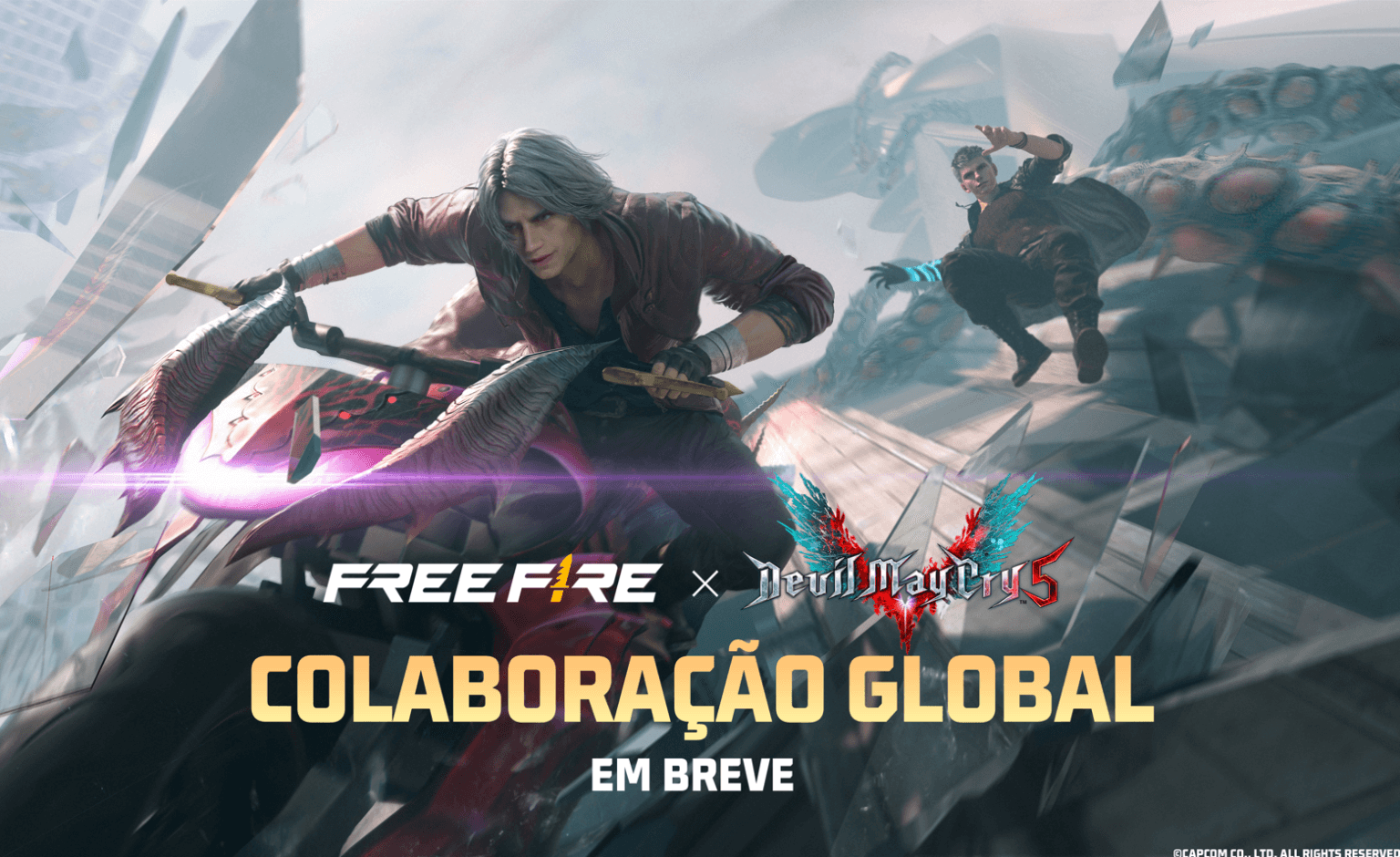 Free Fire e Devil May Cry 5 | Crossover acontecerá em 2023